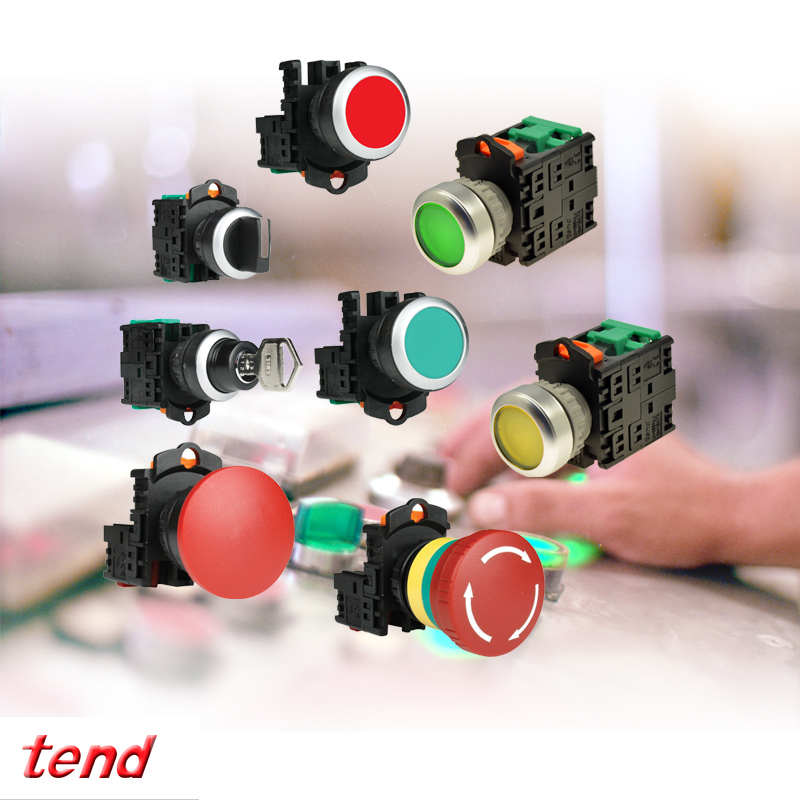 Tend PB22 Series - Pushbuttons, Key Switches & Selector Switches ...