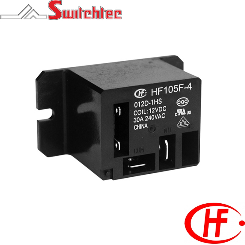 30 Amp 1 Pole Normally Open Relay DC Coil 4.8mm Coil Terminal ...